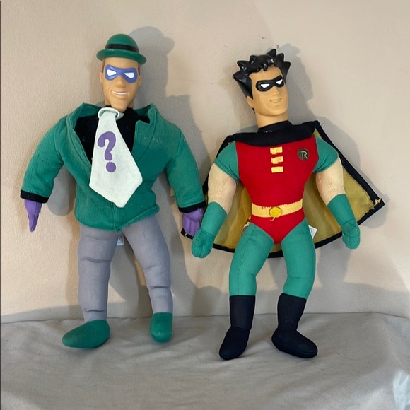DC Comics | Toys | Vintage 998 Batman Robin Riddler Plush Action Figure ...